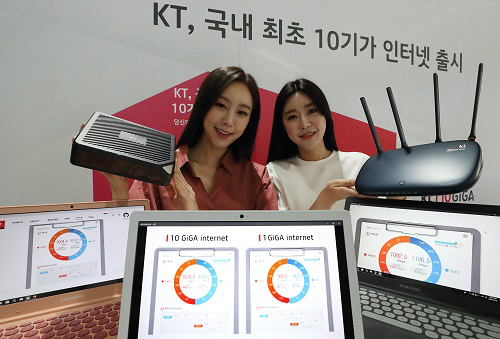 KT, 국내 최초 10기가 인터넷 상용화 - 세계일보